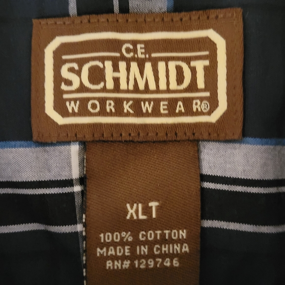 C.E. Schmidt Workwear | Shirts | Ce Schmidt Workwear Size Xlt Dark Blue ...